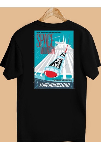 Mars Le Go Unisex Siyah Sırt Baskılı Oversize Tişört Space Mountain Classic Mars Le Go Unisex Siyah Sırt Baskılı Oversize Tişört Space Mountain Classic