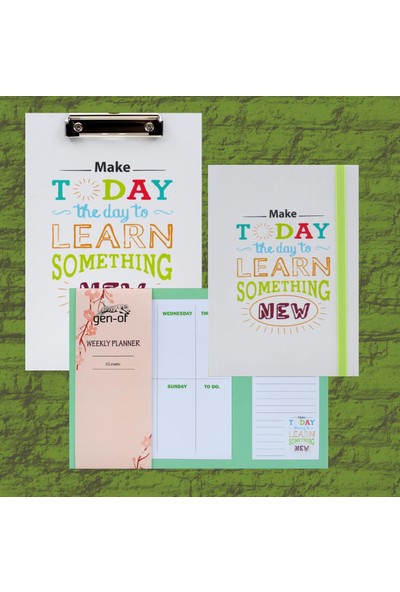 Gen-Of Sekreterlik Planlayıcı ve Ajanda Seti 3'lü Gen-Of Sekreterlik Planlayıcı ve Ajanda Seti 3'lü