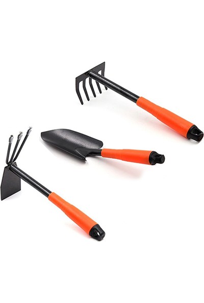 Zabata Mini Hobi Metal Bahçe Seti Tırmık Çapa Kazma Kürek 3lü Bahçivan Çiçek Bakım Seti Zabata Mini Hobi Metal Bahçe Seti Tırmık Çapa Kazma Kürek 3lü Bahçivan Çiçek Bakım Seti