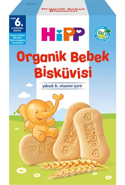Hipp Organik Bebek Bisküvisi 150 gr Hipp Organik Bebek Bisküvisi 150 gr