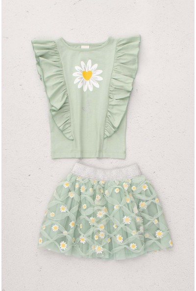 2839 Çocuk Kız Takım Dmb - Mint - 5-6 Yaş 2839 Çocuk Kız Takım Dmb - Mint - 5-6 Yaş