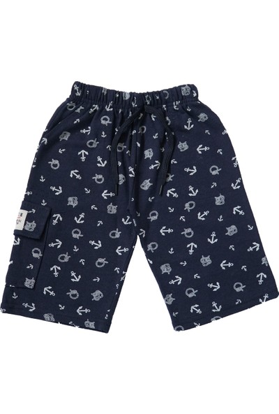 Bgc Kids Erkek Çocuk Çapa Desenli Şort Kapri