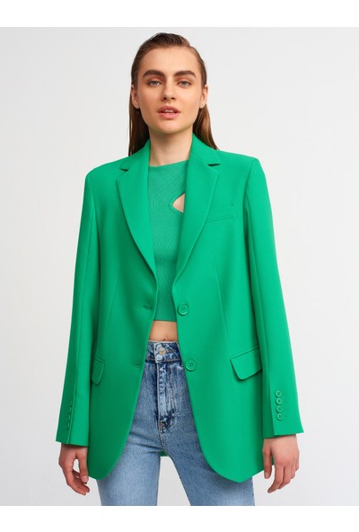 Dilvin 60310 Blazer Ceket-B.yeşil Dilvin 60310 Blazer Ceket-B.yeşil