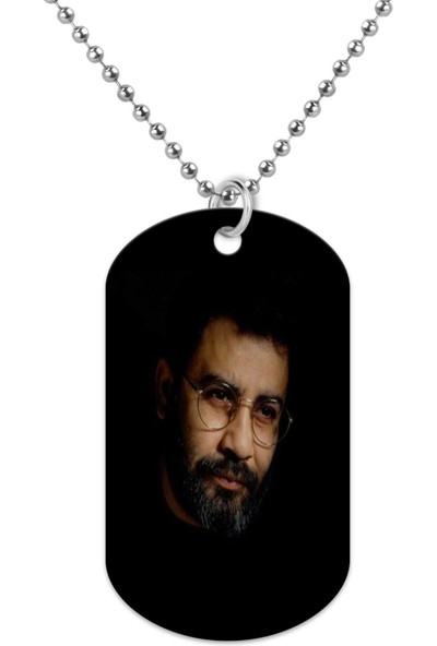 Rowalsi Ahmet Kaya Baskılı Gümüş Zincirli Künye/kolye TYT1391