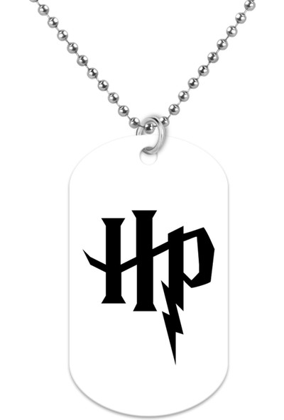 Rowalsi Harry Potter Hp Baskılı Gümüş Zincirli Künye/kolye YTKTRD1171 Rowalsi Harry Potter Hp Baskılı Gümüş Zincirli Künye/kolye YTKTRD1171