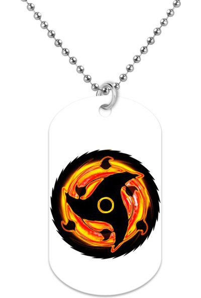 Rowalsi Sharingan Live Baskılı Gümüş Zincirli Künye/kolye YTKTRD1261 Rowalsi Sharingan Live Baskılı Gümüş Zincirli Künye/kolye YTKTRD1261