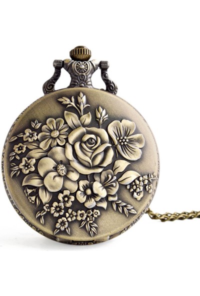 Bilu Store Vintage Çiçek Cebi Kuvars Kolye Zinciri Erkekler Kadınlar Kızlar İçin Hediyeler (Yurt Dışından) Bilu Store Vintage Çiçek Cebi Kuvars Kolye Zinciri Erkekler Kadınlar Kızlar İçin Hediyeler (Yurt Dışından)
