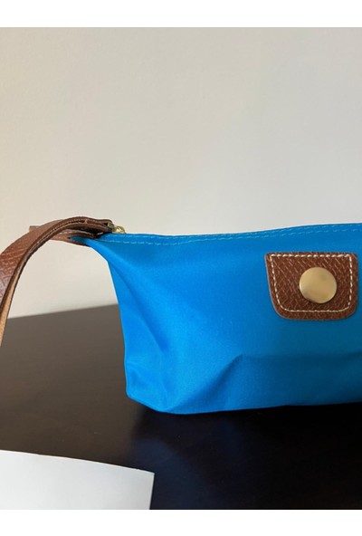 Butik Ay-Da Mavi Makyaj Çantası