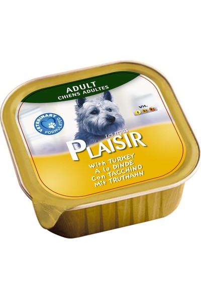 Plaisir Hindi Etli Köpek Konservesi 150 Gr.