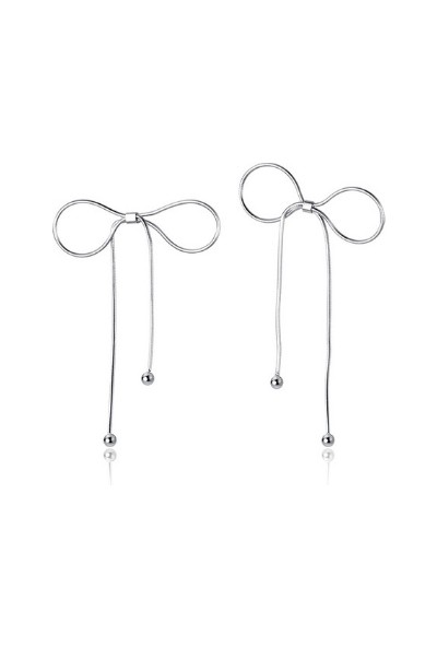 Shlxy Beyaz Tatlı Basit Ilmek Püskül Saplama Küpe Kadınlar Için Dans Takı Shlxy Beyaz Tatlı Basit Ilmek Püskül Saplama Küpe Kadınlar Için Dans Takı