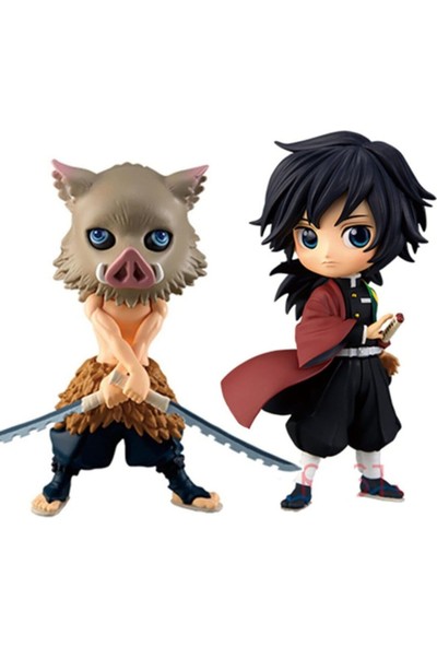 Bandai Q Posket Kimetsu No Yaiba - Anıme Manga Figür 7 cm - 2 Li Set - 4 Bandai Q Posket Kimetsu No Yaiba - Anıme Manga Figür 7 cm - 2 Li Set - 4