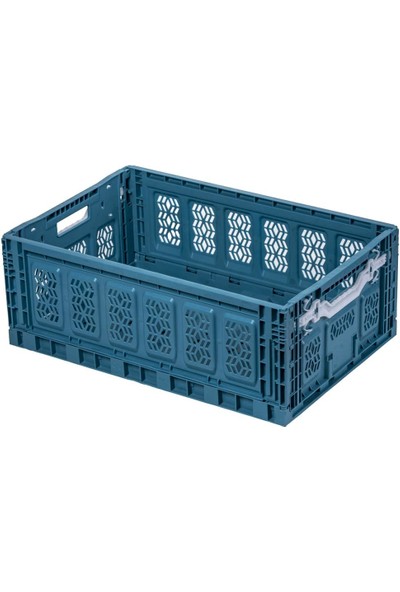 Alpinplast Pro Box Katlanır Kilitli Plastik Kasa Koyu Mavi (60X40X23 Cm) Alpinplast Pro Box Katlanır Kilitli Plastik Kasa Koyu Mavi (60X40X23 Cm)