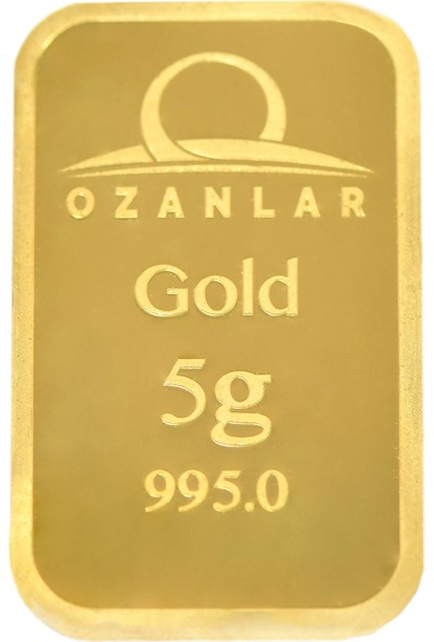 Ozanlar Gold 5 gr 24 Ayar Külçe Altın Ozanlar Gold 5 gr 24 Ayar Külçe Altın