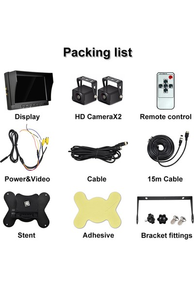 Sinuoer 7 Inçlik Ahd Çift Ekranlı Kamera (Yurt Dışından) Sinuoer 7 Inçlik Ahd Çift Ekranlı Kamera (Yurt Dışından)