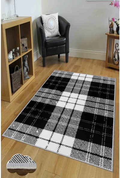 Halı Dekoratif Özel Tasarım Modern İnce Yıkanabilir 800 Gr /M2 Kaymaz Taban Trend Halı