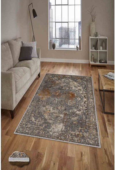 Homefesto Halı Dekoratif Özel Tasarım Modern İnce Yıkanabilir 800 Gr /M2 Kaymaz Taban Trend Halı