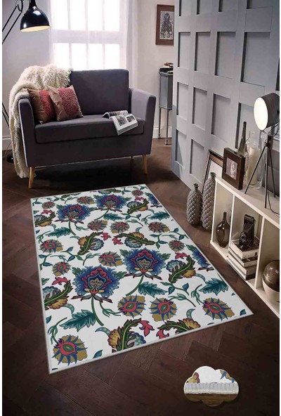 Homefesto Halı Dekoratif Özel Tasarım Modern İnce Yıkanabilir 800 Gr /M2 Kaymaz Taban Trend Halı