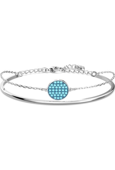 Swarovski 5642950 Swarovski Bilezik Ginger:soft Aqua/rhs M Swarovski 5642950 Swarovski Bilezik Ginger:soft Aqua/rhs M