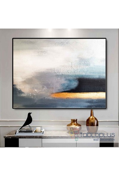 Tablo Plus Beauty Of Gold N Navy Yağlı Boya Dokulu Tablo Tablo Plus Beauty Of Gold N Navy Yağlı Boya Dokulu Tablo