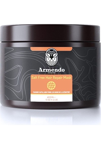 Armendo Tuzsuz Saç Bakım Maskesi 400 ml Armendo-08