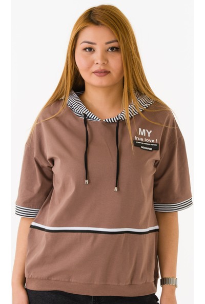 Sogo Kapsonu Cızgılı Motıvate T-Shirt