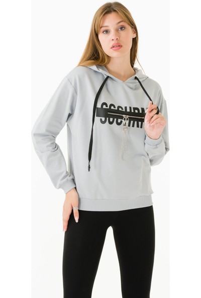 Sogo Sgchrm Baskılı Zıncırlı Sweatshirt