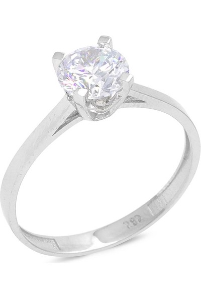 Altınkaynak 14 Ayar Tektaş Altın Yüzük