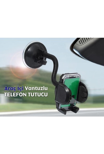 HGüneyli Araç Içi Vantuzlu Telefon Tutucu Güçlü Kilit Vantuzlu Akrobatik Gövde (Universal) HGüneyli Araç Içi Vantuzlu Telefon Tutucu Güçlü Kilit Vantuzlu Akrobatik Gövde (Universal)