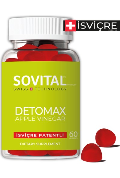 Sovıtal Detomax Enerji Sağlık Detoks Vegan Gummy 60'lı