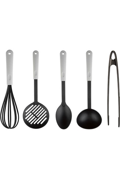 KaktüsKedi Kjøkken Kevgir Çırpıcı Kaşık Maşa Kepçe Seti