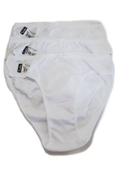 Tutku Kadın Beyaz Bikini Külot 3'lü