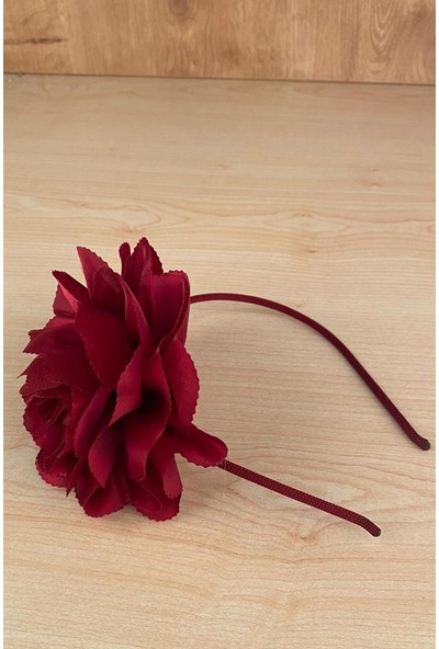 BeySüS Gül Şekilli Lohusa Tacı Bordo