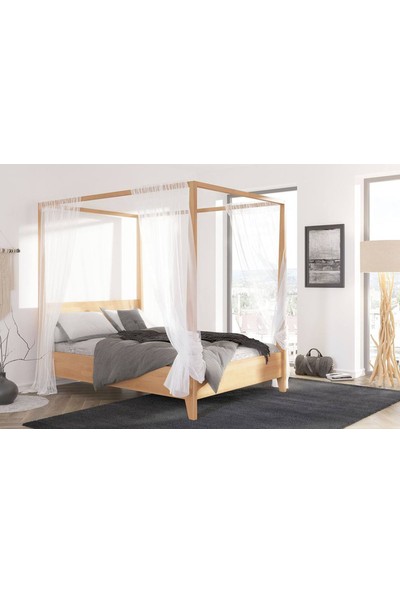 Fadymo Amindra Çardaklı Karyola-Meşe Fadymo Amindra Çardaklı Karyola-Meşe