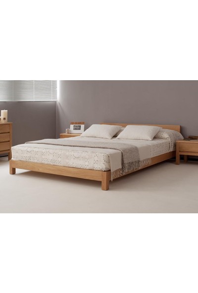 Fadymo Dwell Ahşap Karyola-Doğal Fadymo Dwell Ahşap Karyola-Doğal