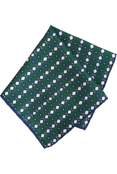 Altınyıldız Classics Erkek Yesıl Beyaz Mavı Desenli Mendil Altınyıldız Classics Erkek Yesıl Beyaz Mavı Desenli Mendil