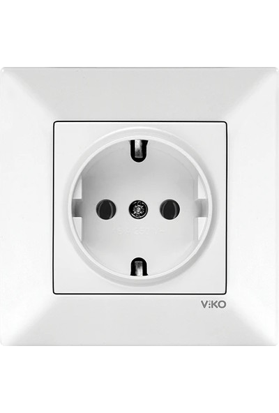 Viko Topraklı Priz Çerçeveli
