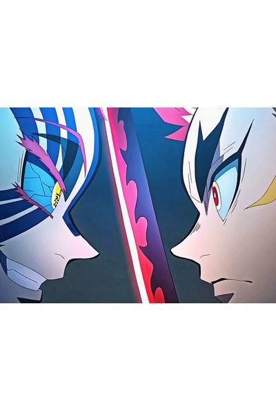 DuoArt Demon Slayer Kyojuro Rengoku Anime Manga Poster - Yüksek Çözünürlük Hd Duvar Posteri - Çerçevesiz DuoArt Demon Slayer Kyojuro Rengoku Anime Manga Poster - Yüksek Çözünürlük Hd Duvar Posteri - Çerçevesiz