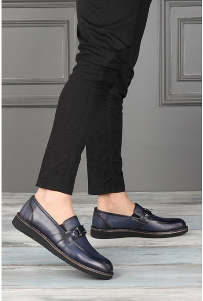 Ayakland 1106-1 Rdw Deri Günlük Erkek Comfort Ayakkabı