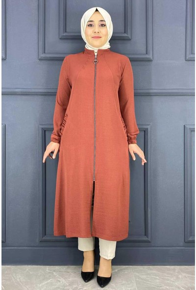 Moda Eminler Me Kadın Fermuarlı Tesettür Kap