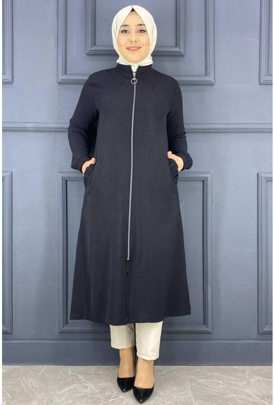 Moda Eminler Me Kadın Fermuarlı Tesettür Kap