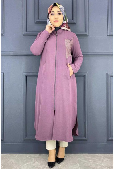 Moda Eminler Me Kadın Baskı ve Fileli Tesettür Kap