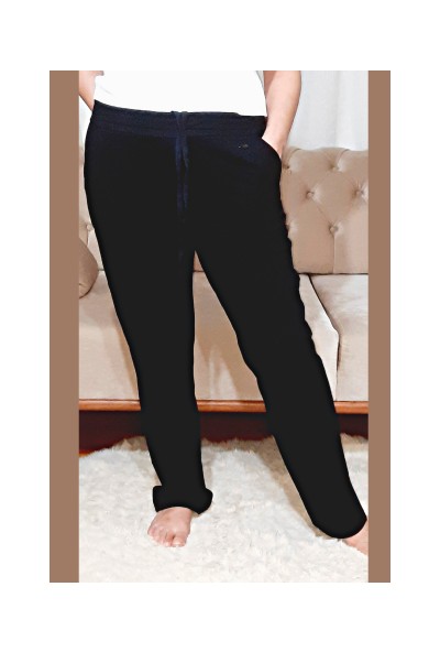 Axxel Kadin Siyah Yandan Cepli Eşofman Altı