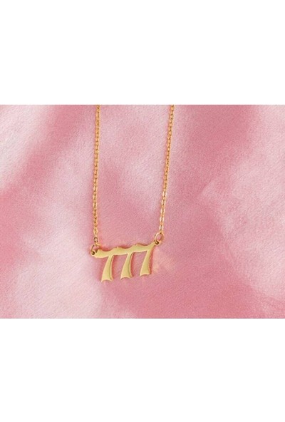 Midyat Gümüş Dünyası 925 Ayar Gümüş Melek Sayısı 777 Kolye