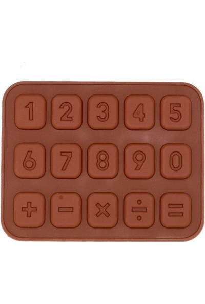 Rakam Silikon Çikolata Kalıbı