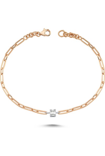 Altın Çizgi 0.11 Karat Pırlanta Bileklik