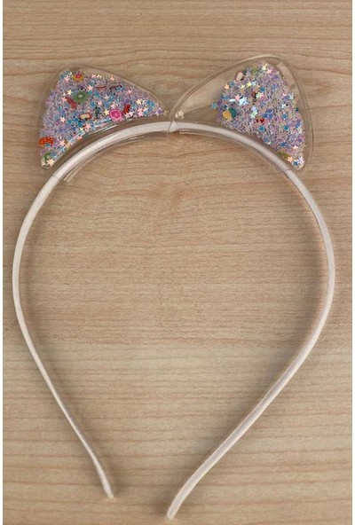 Beysüs Kedi Kulağı Tac Gümüş Konfeti