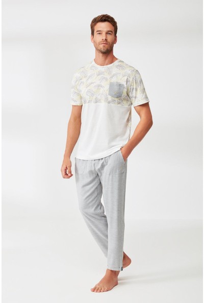 Nautica Yumuşak Dokulu Pijama Takımı