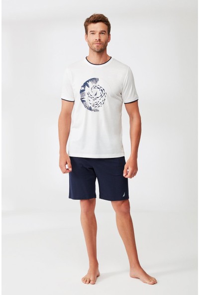 Nautica Premium Jakarlı Pijama Takım
