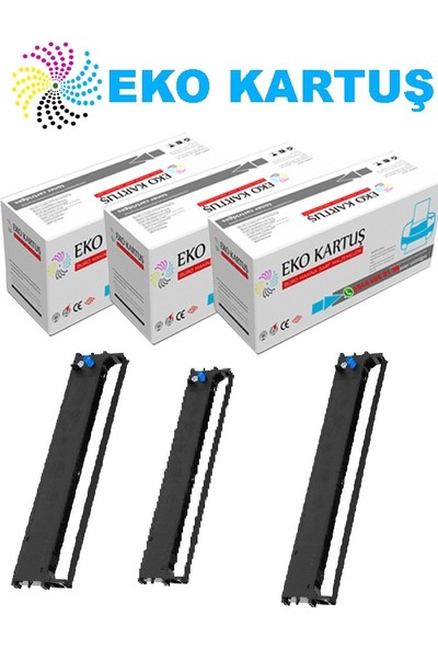 Eko Kartuş Oki Microline ML-5720 3’lü Muadil Şerit, Eko Kartuş Oki Microline ML-5720 3’lü Muadil Şerit,