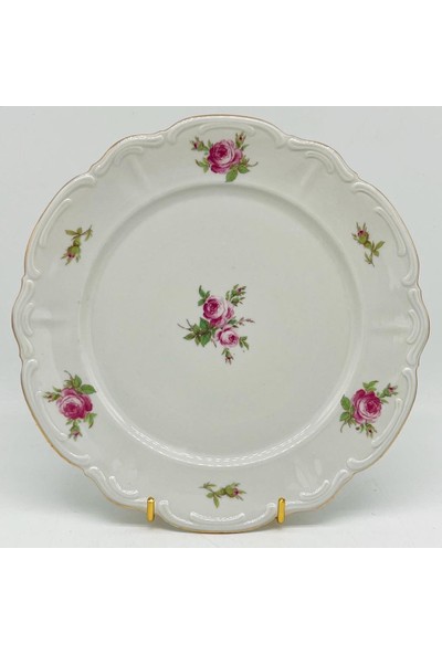 Saga Antik Alman Bavaria Bareuther Porselen Servis Tabağı Saga Antik Alman Bavaria Bareuther Porselen Servis Tabağı